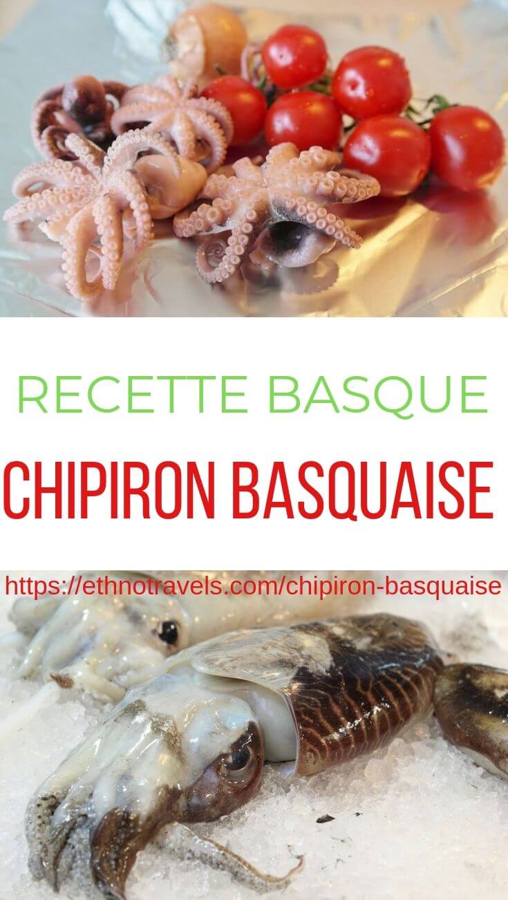 Recette Chipiron Basquaise ou Chipirons à la Luzienne | Ethno Travels