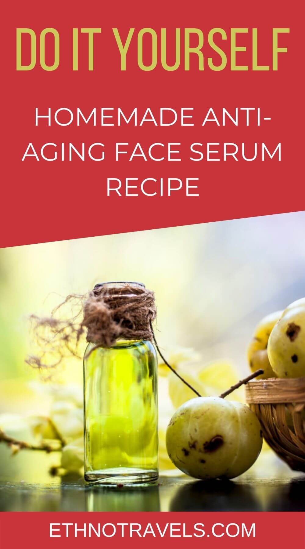 DIY Anti Aging Serum - Amla Homemade Anti ageing | Ethno Travels
